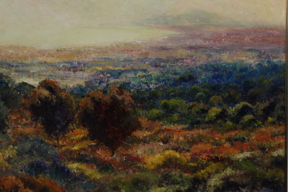 Lot 1214 - Peter Jander (b.1954) oil on board