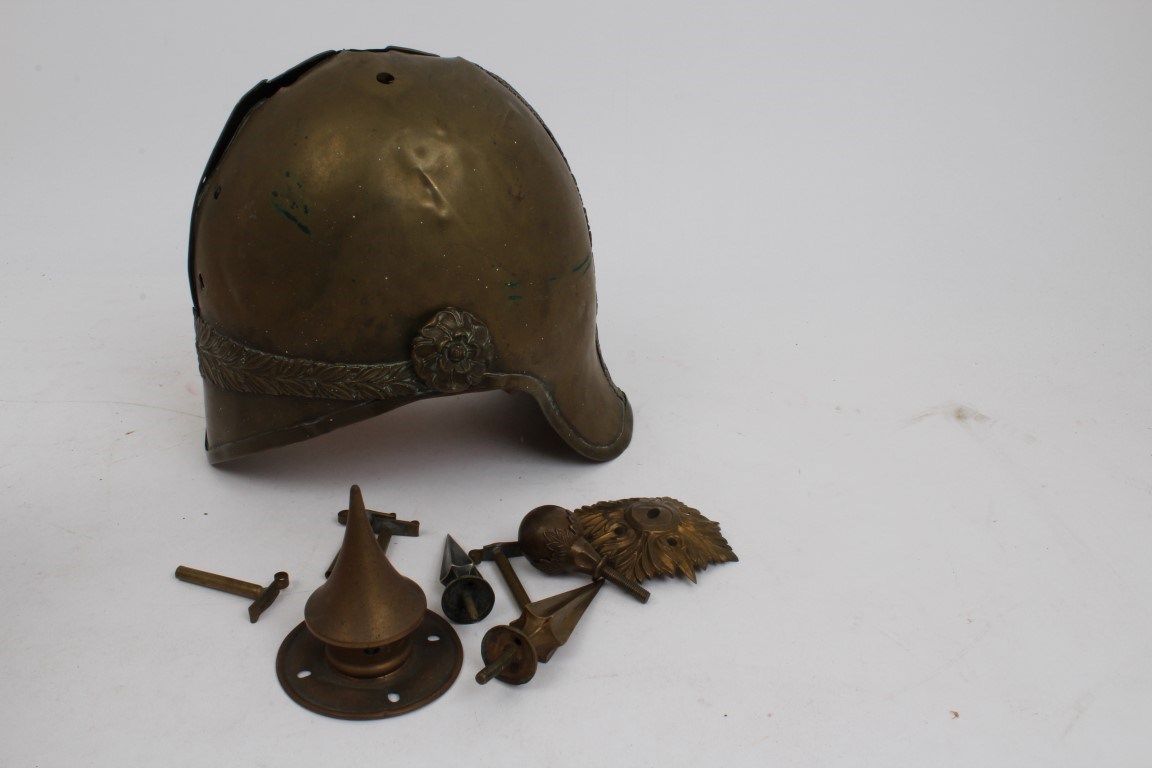 Lot 150 - Victorian 1871 pattern cavalry helmet of the