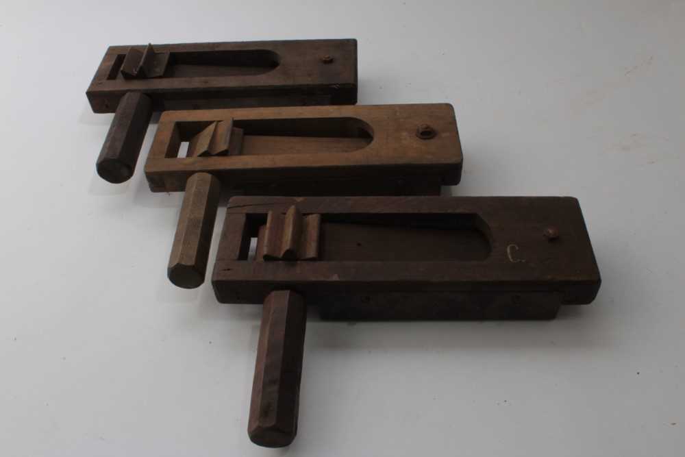 Lot 688 - Second World War ARP Gas Rattle, stamped RCD