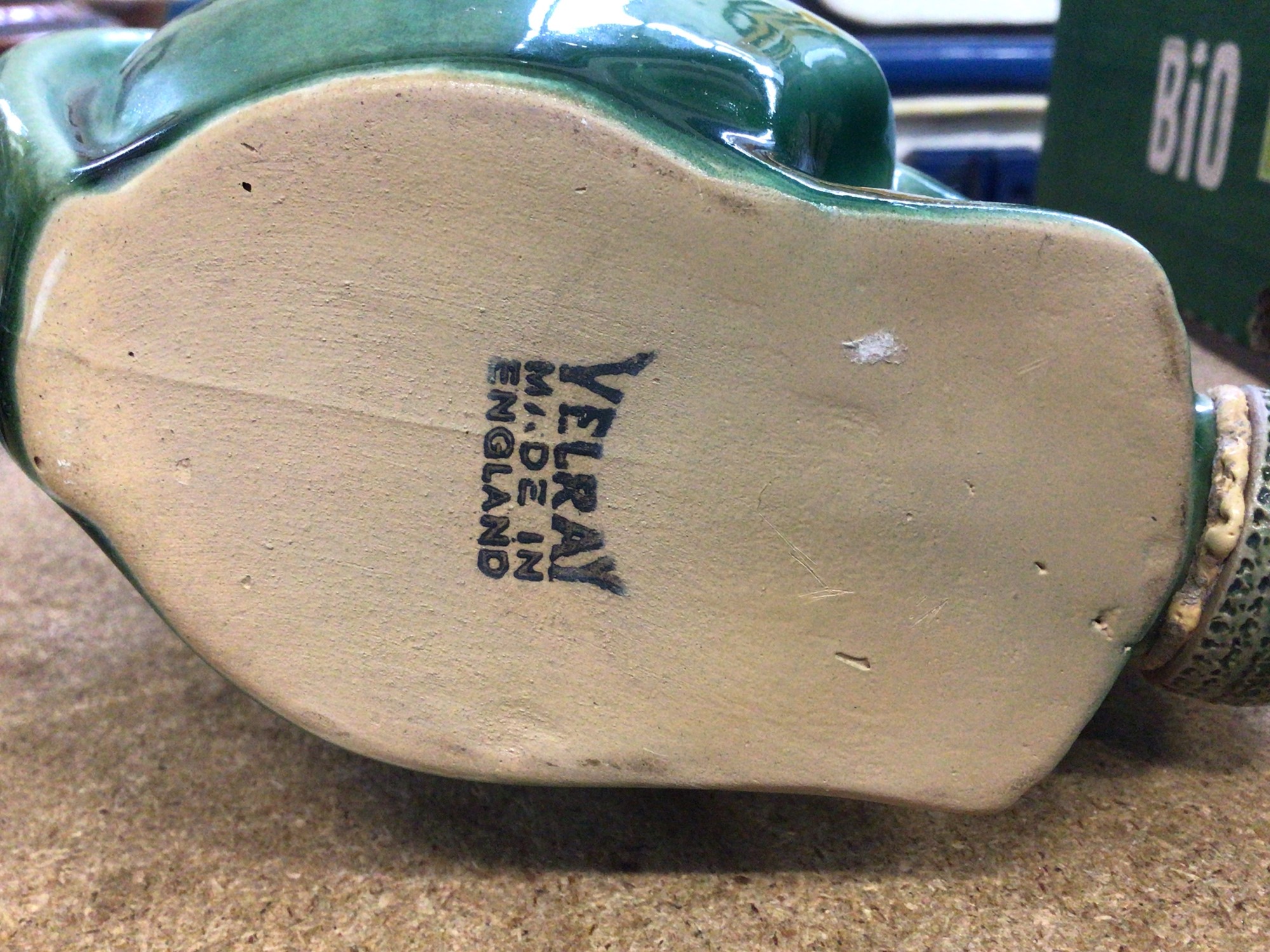 Lot 1069 - Rare 1930s Denby Velray green glazed