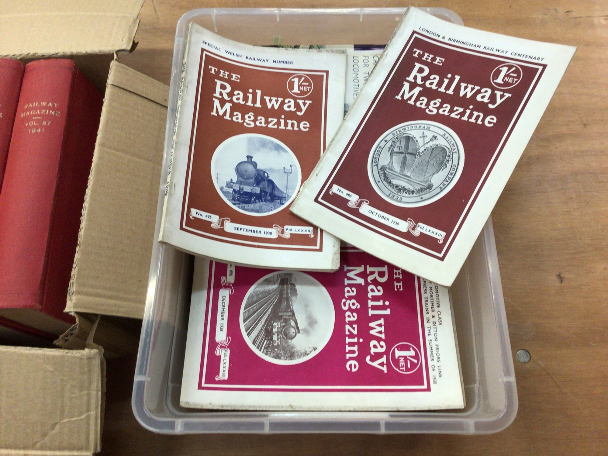 Lot 1291 - Railway Magazine selection in two boxes,