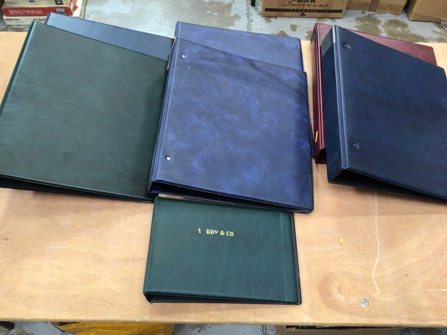 Lot 1355 - One box of vinyl album folders for