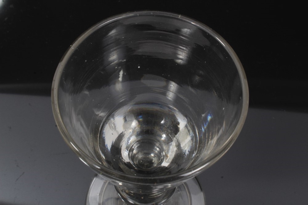 Lot 159 - Heavy baluster glass