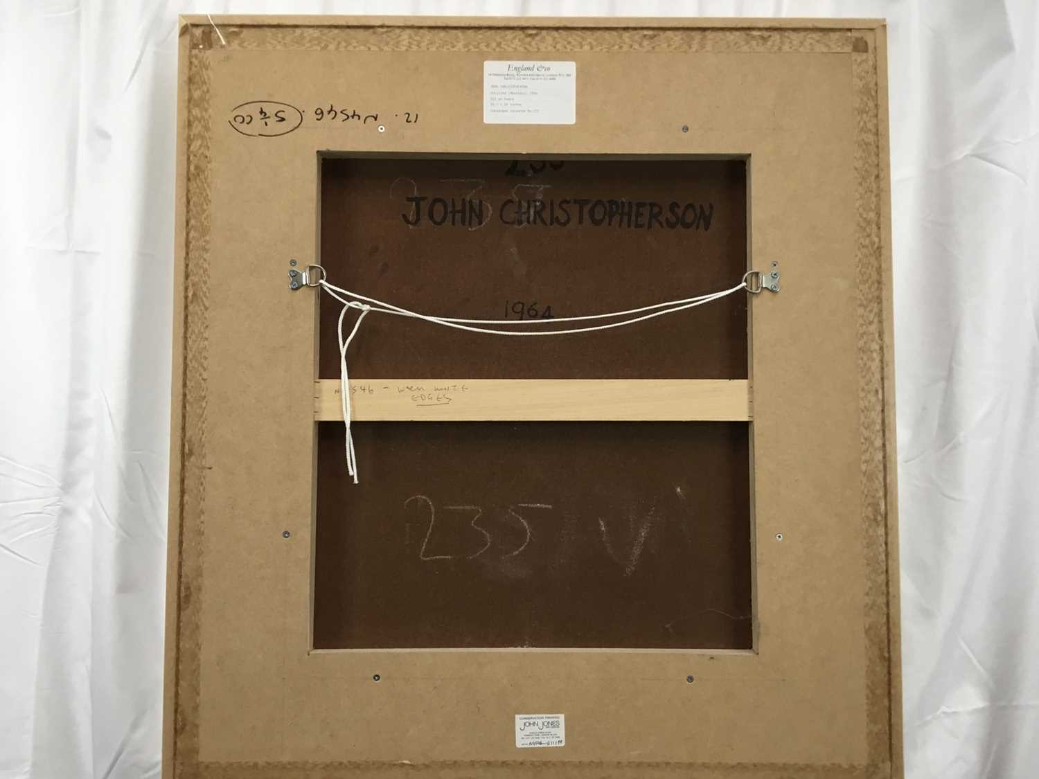 Lot 1297 - John Christopherson (1921-1994) oil on