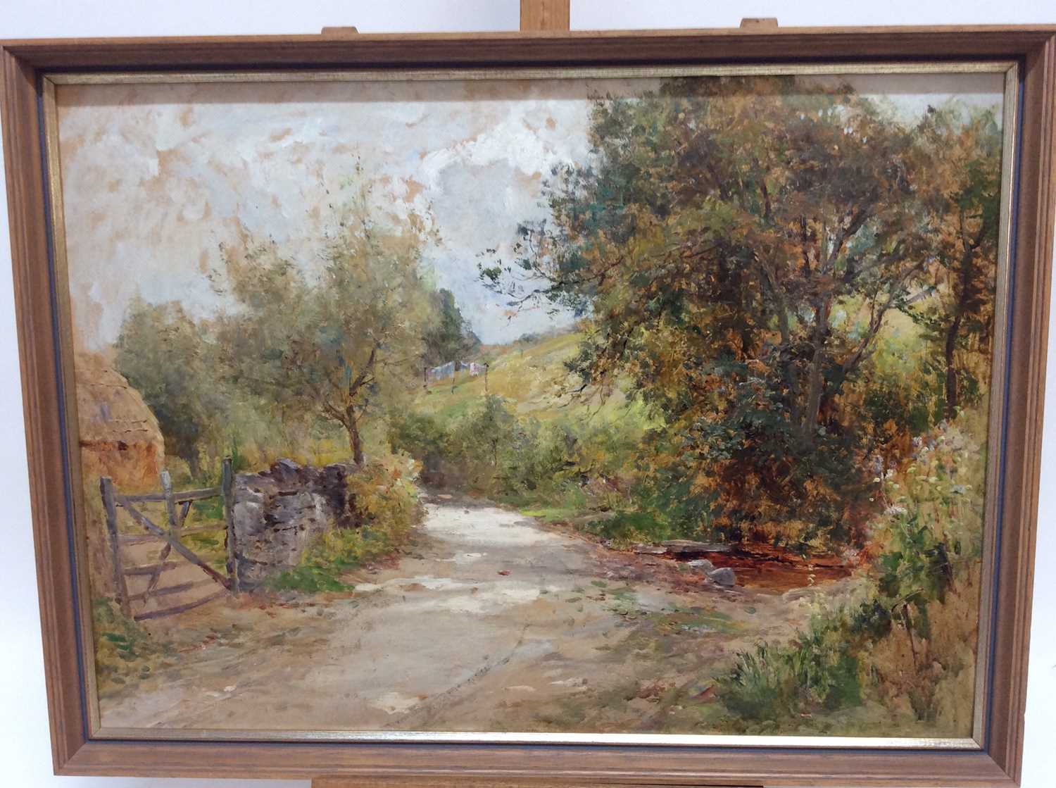 Lot 209 - Ernest Walbourn (1872-1927) oil on board - A