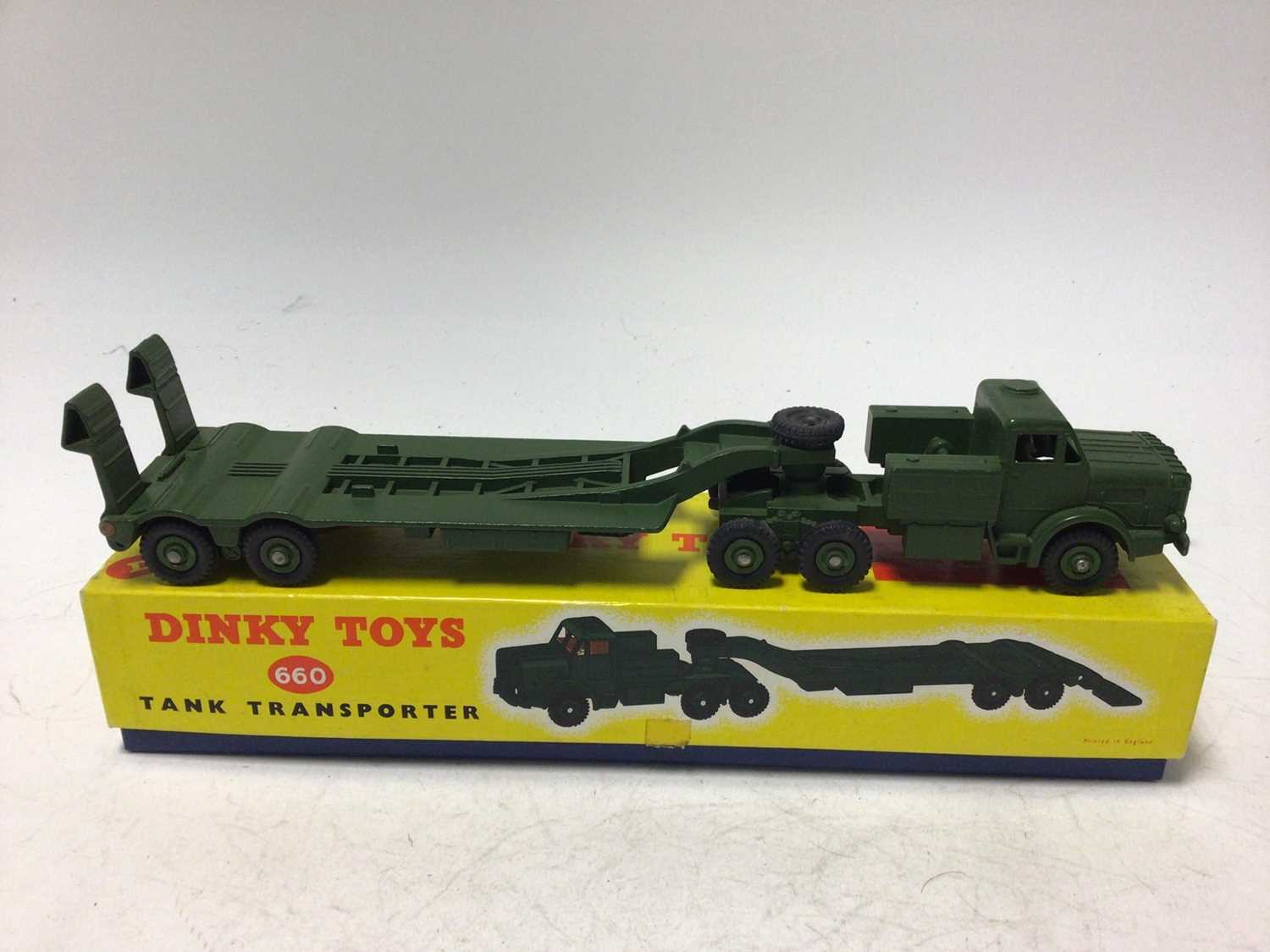 Lot 2188 - Dinky Tank Transporter No 660, Centurion