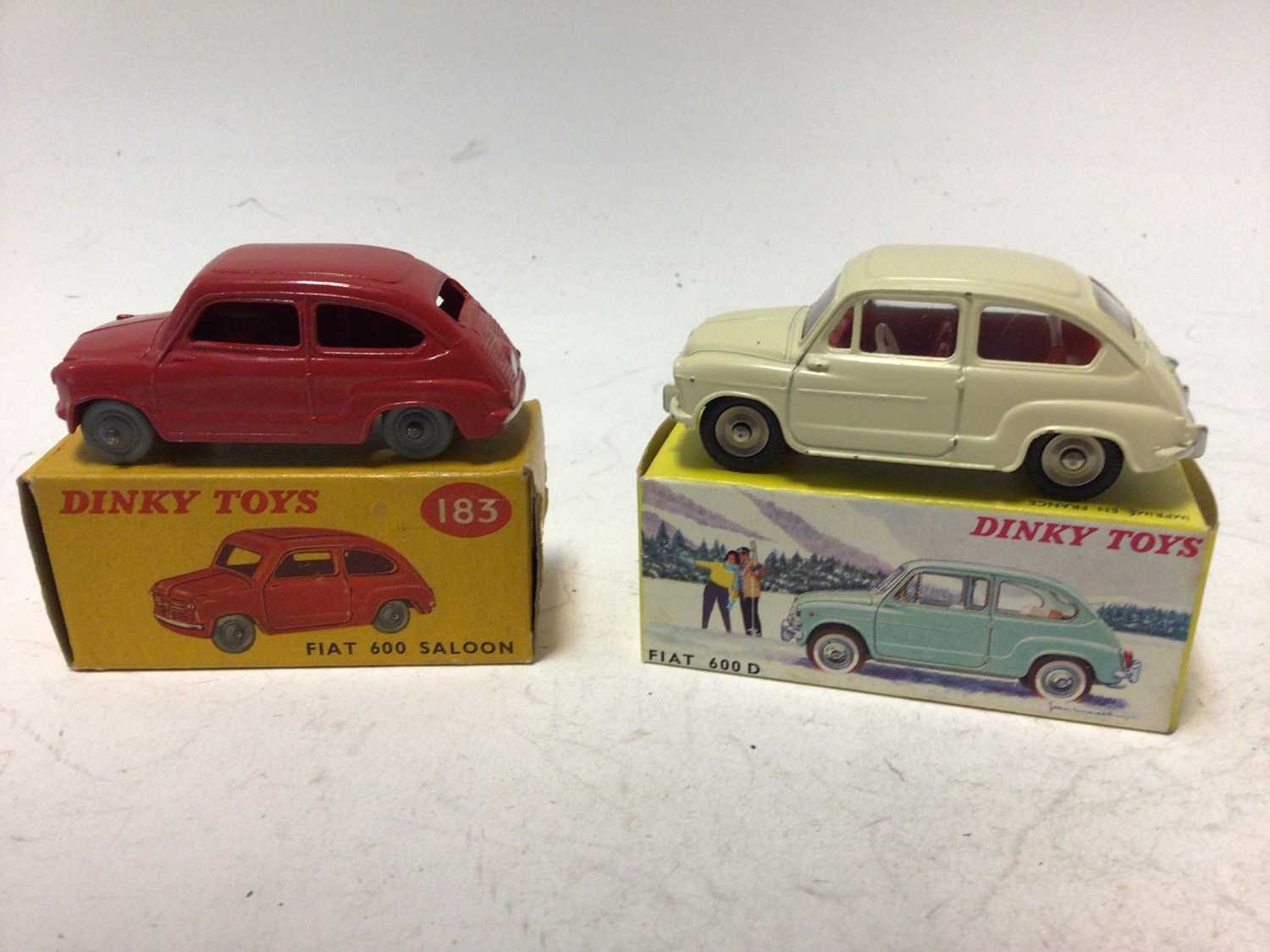 Lot 2243 - Dinky Fiat 600 Saloon No 183, French Issue