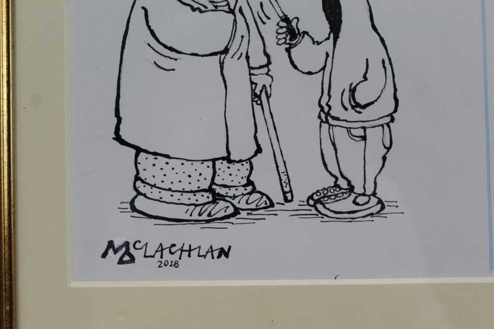 Lot 1824 - Edward McLachlan (b.1940) pen and ink