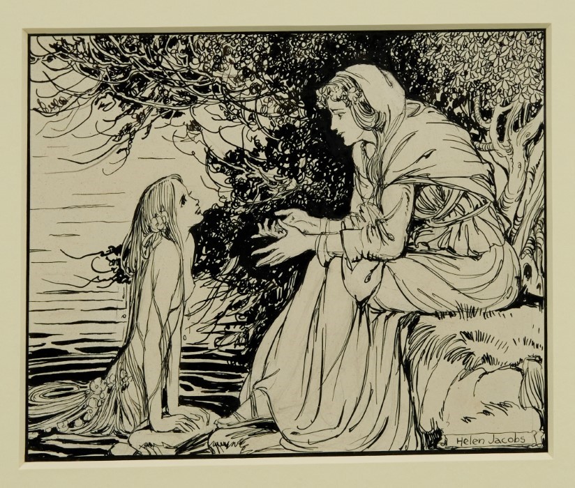 Lot 1759 - Helen Jacobs (1880-1970) pen and ink