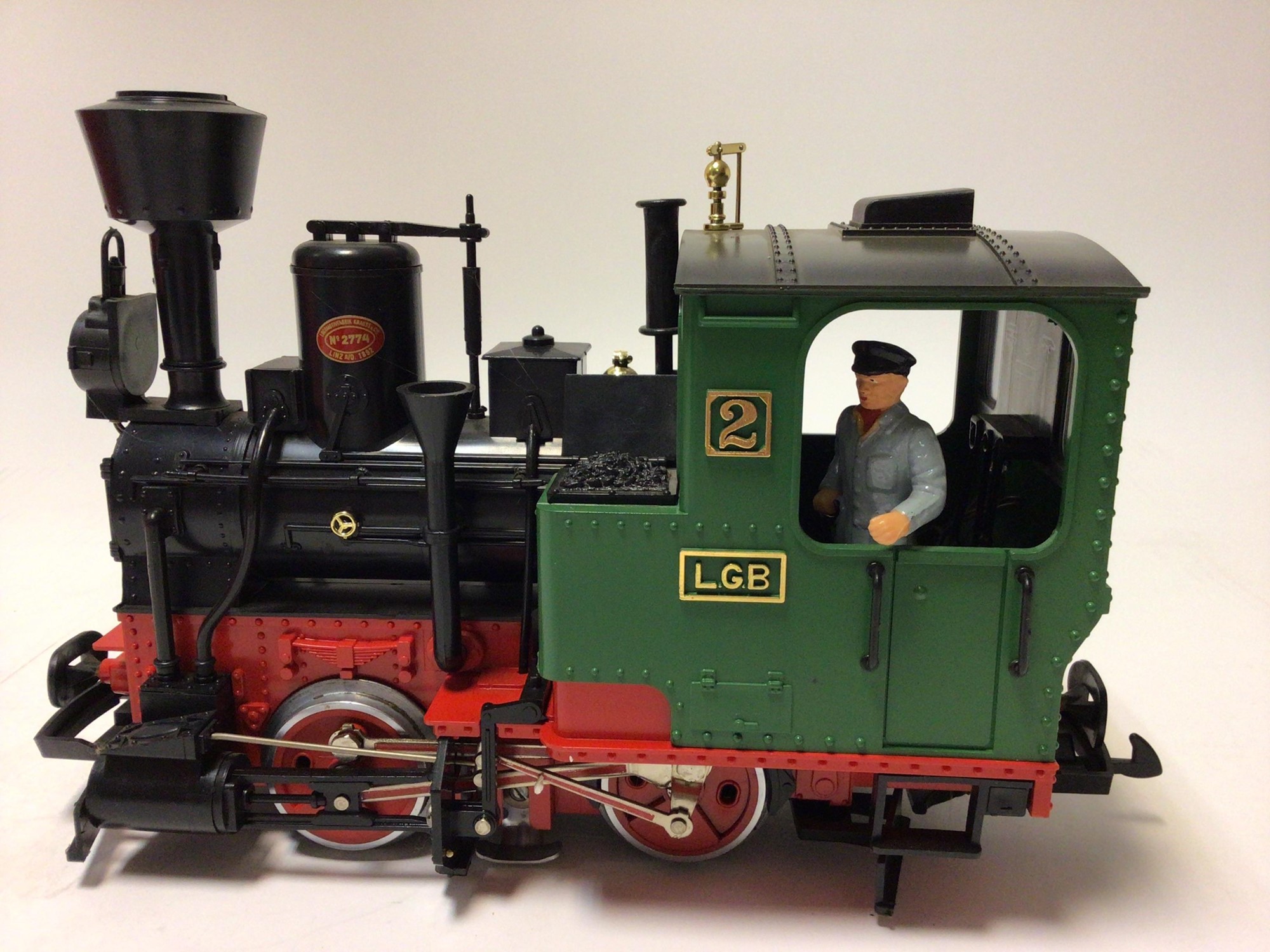 Lot 2296 - LGB by Lehmann G Gauge locomotive No. 2020,