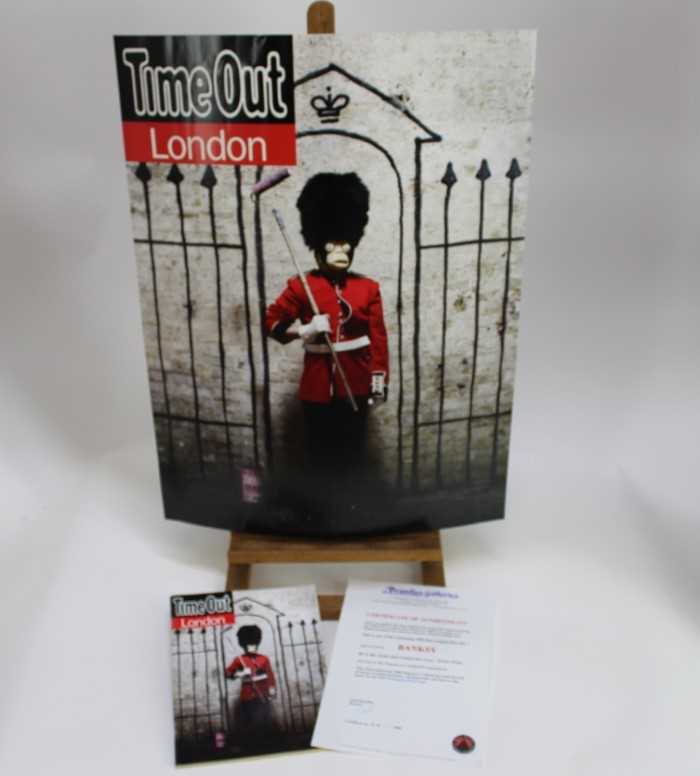 Lot 992 - After Banksy, Time Out London poster, sheet