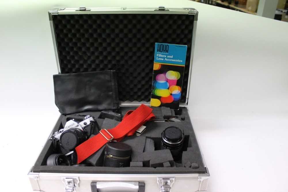 Lot 2699 - Two boxes and a silver carry case