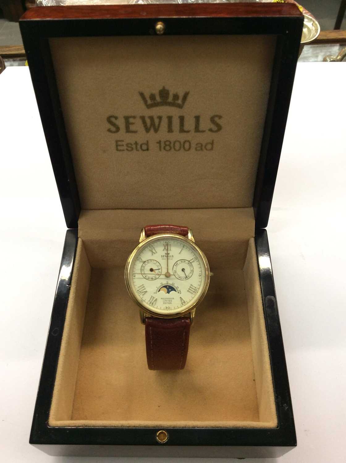 Lot 754 - Sewills Millenium limited edition 9ct gold