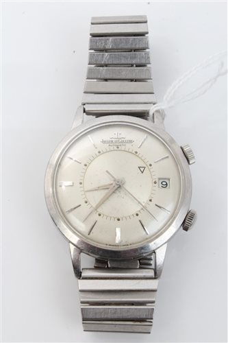 Lot 1625 - Jaeger-LeCoultre Memovox automatic alarm