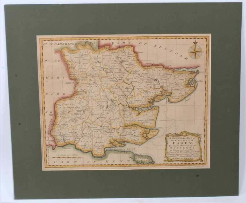 Lot 908 - Thomas Bowen 18th century hand coloured map