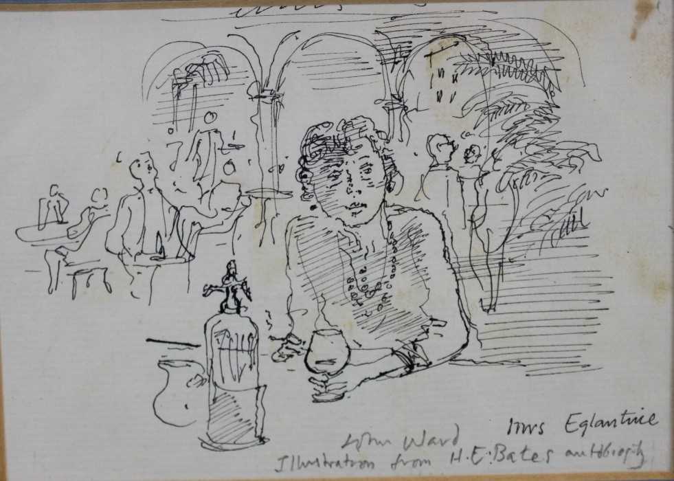 Lot 1177 - *John Stanton Ward (1917-2007) pen and ink