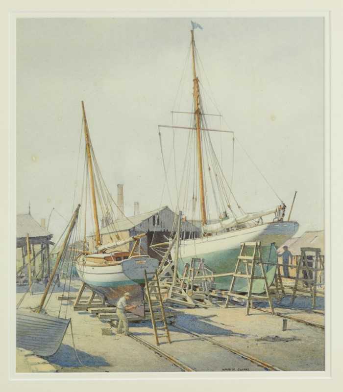 Lot 1256 - Maurice Clarke, mid 20th century,