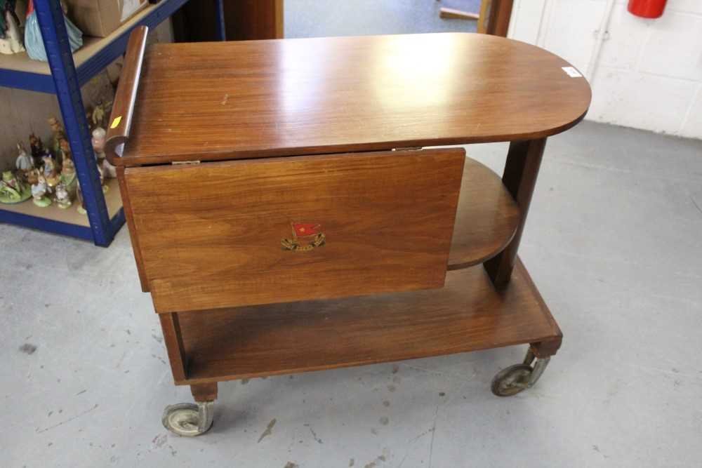 Lot 2674 - Vintage tea trolley with White star line