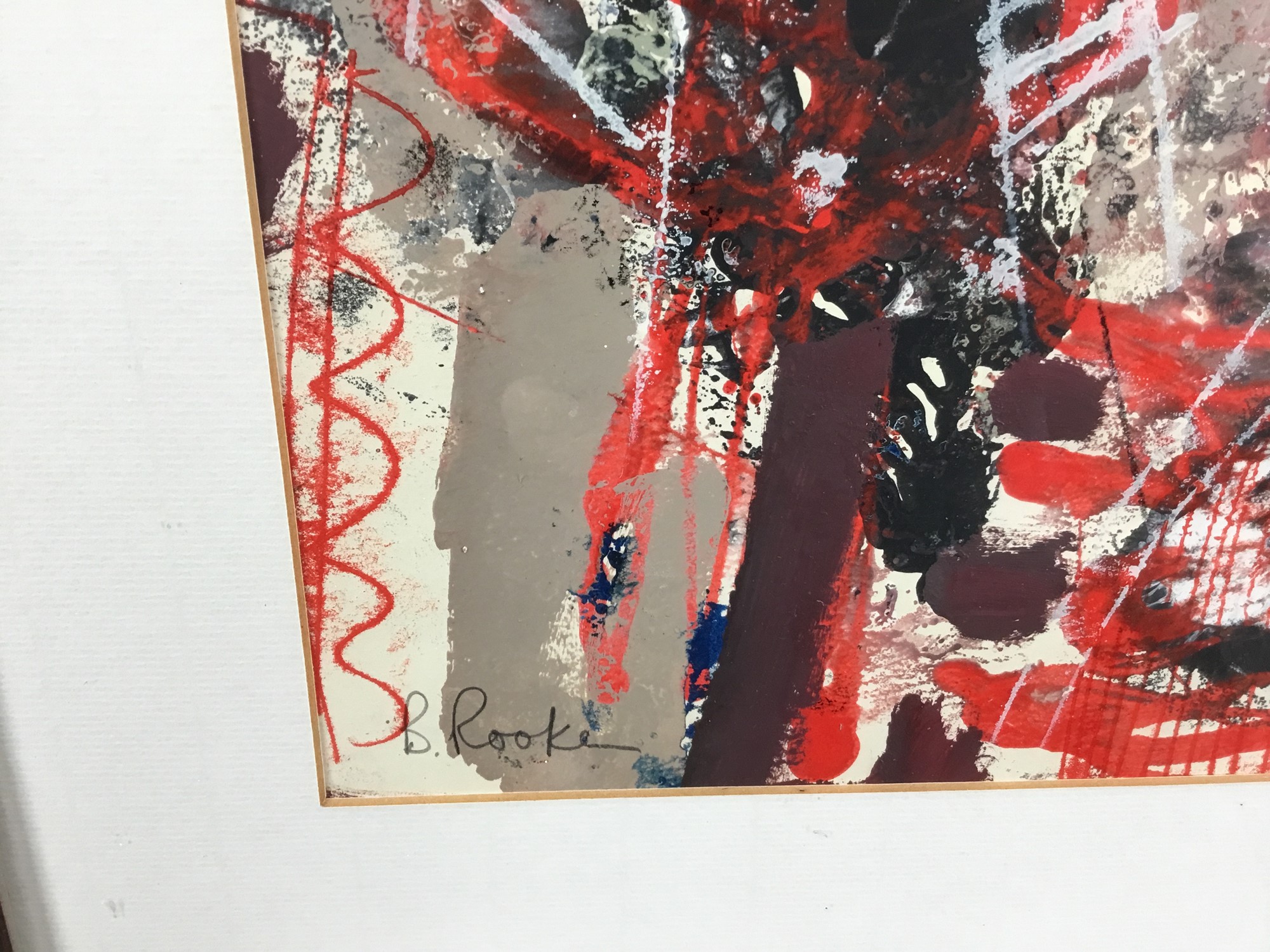 Lot 190 - Bernard Rooke (b. 1938), mixed media