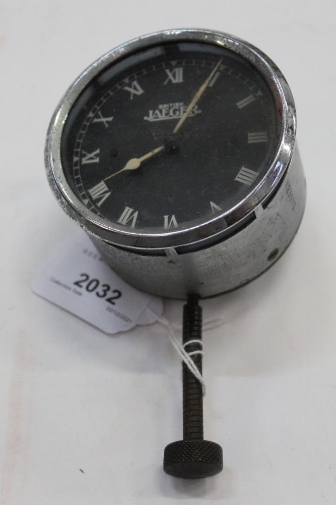 Lot 2032 - Vintage car clock by British Jaeger with