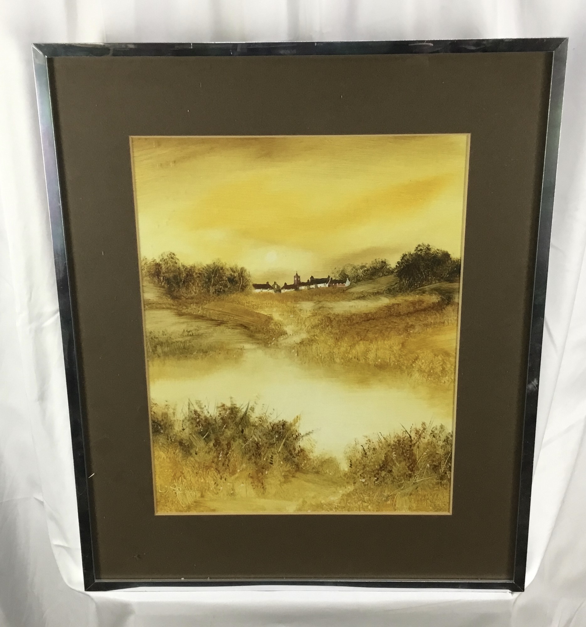 Lot 67 - George Spence (b.1931) oil/acrylic on paper