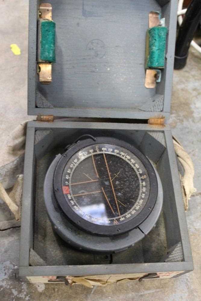 Lot 2529 - Vintage Type P11 aircraft compass, together
