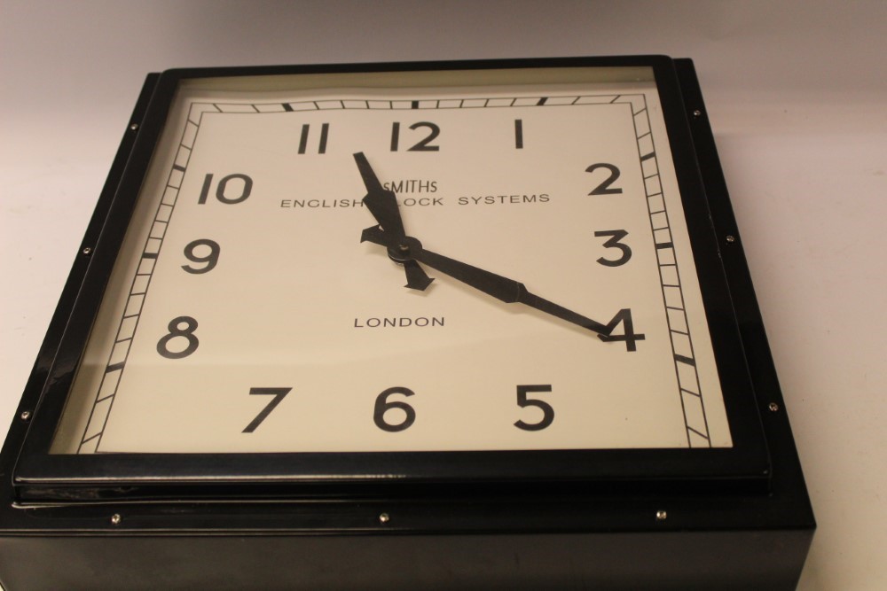 Lot 2588 - Smiths Electric Clock Systems quartz wall