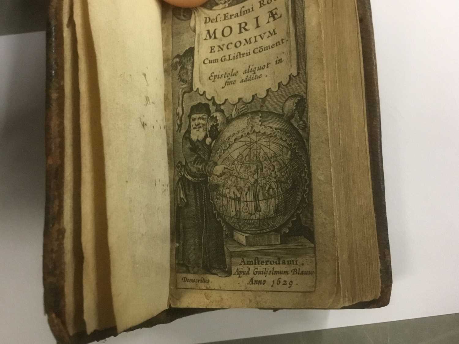 Lot 1716 - Desiderius Erasmus - Moriae Encomium Cum G.