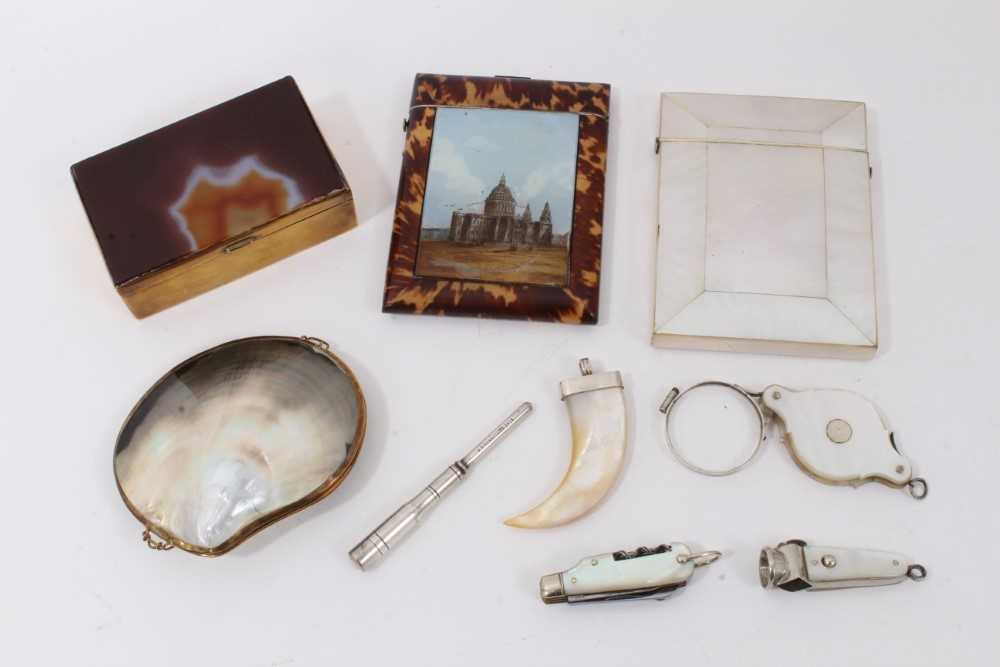 Lot 763 - Group of objets d'vertu to include Victorian